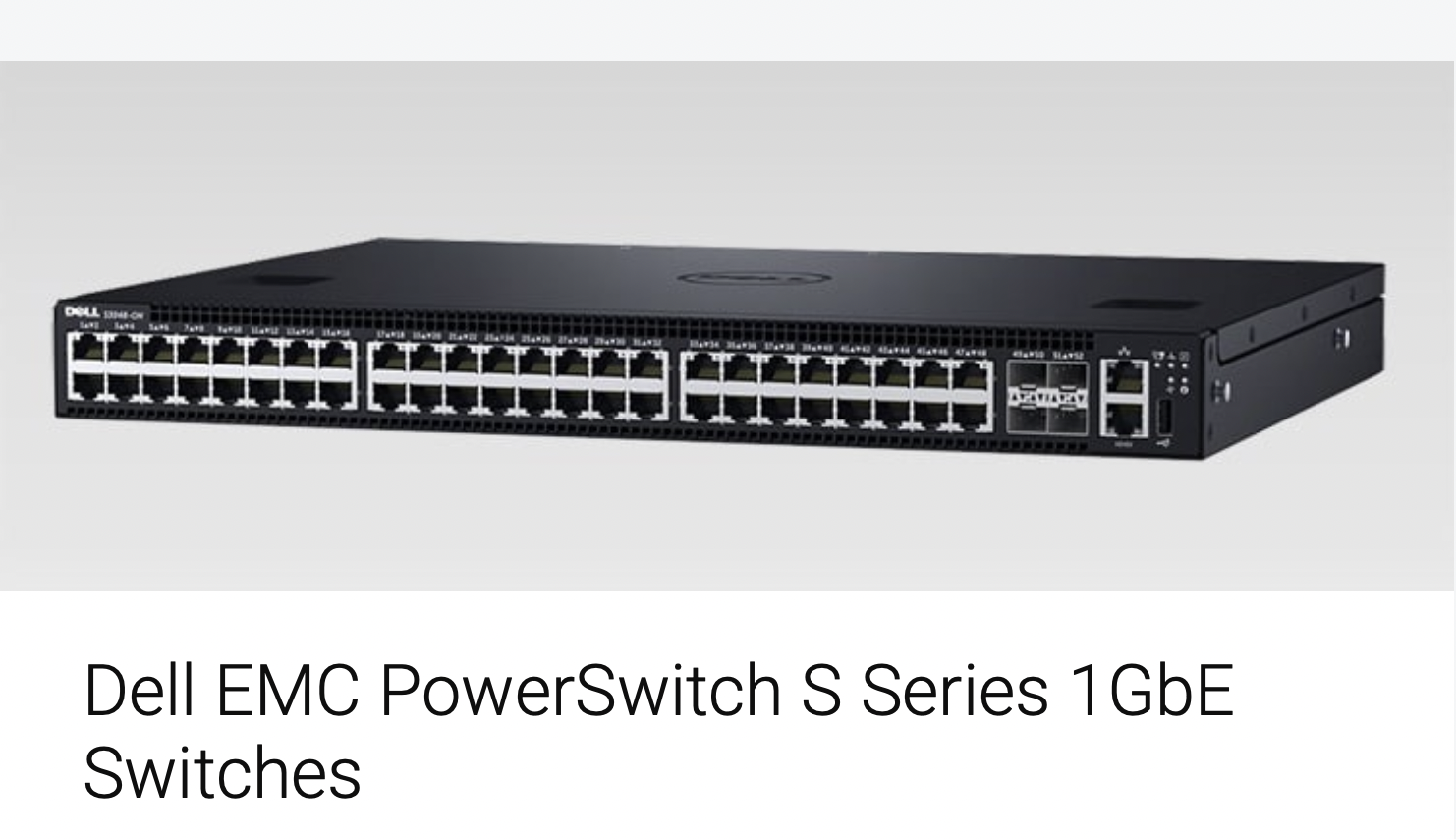 Dell EMC PowerSwitch Data Center Switches – Microtech Plus